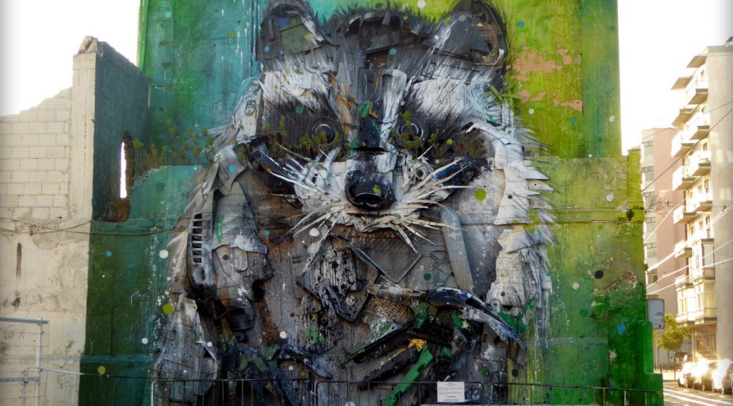 A arte urbana sustentável de Bordalo II – Cantinho da Viagem